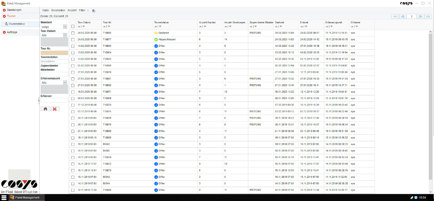 Transport Management System (TMS)